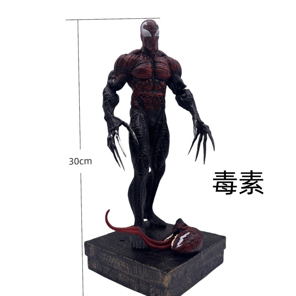 Marvel Spider-Man Symbiotic Toxin Peripheral Anime Statue Hand-Made ...