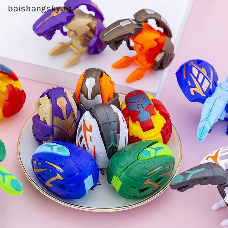 Byth 1 PC ไข่ไดโนเสาร์เปลี่ยนของเล่นจําลองการเปลี่ยนรูปไดโนเสาร์เปลี่ยน ...
