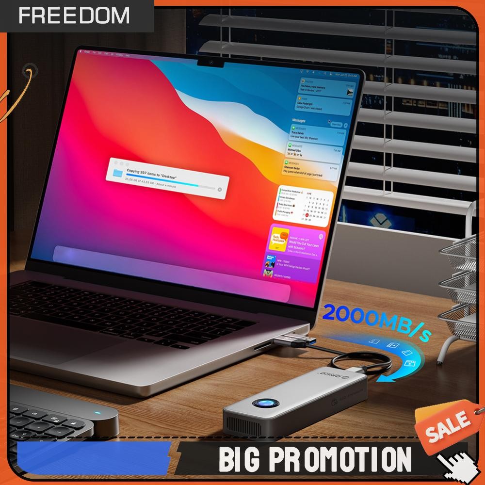 Rgb 40Gbps USB4 SSD Enclosure 8TB M.2 NVME เคส SSD ภายนอกพร้อมพัดลม ...