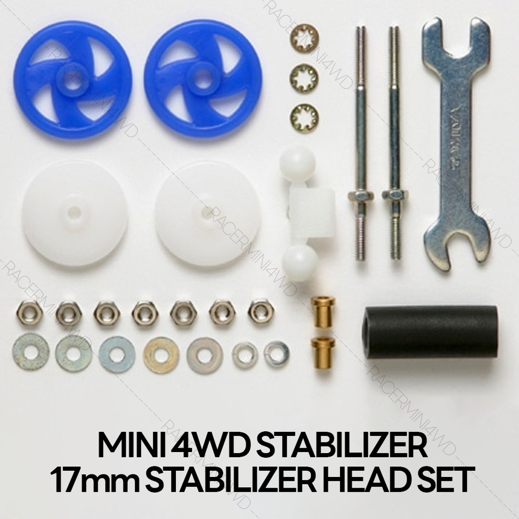 TAMIYA 17mm Large Dia. Stabilizer Head Set 15436 | Shopee Thailand