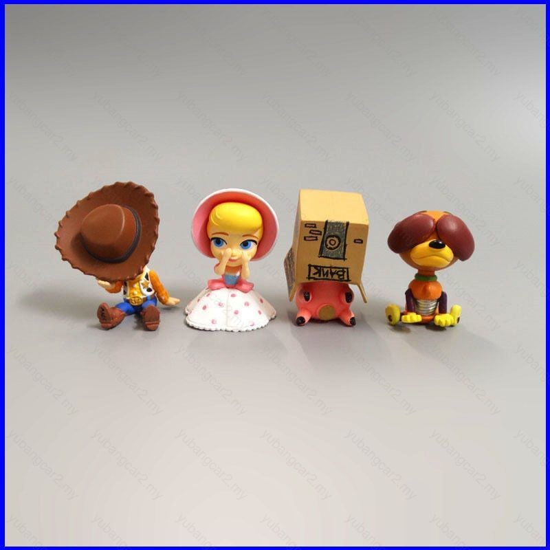 Yu2 4pcs Toy Story Action Figure Woody Shepherdess Slinky สุนัขตุ๊กตา ...