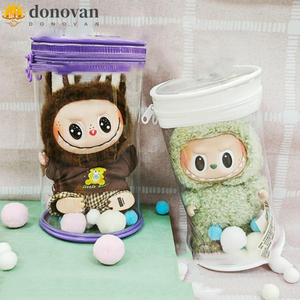 Dodonvan Labubu Doll Storage Bag, ทรงกระบอกรักพวงกุญแจ Labubu Display ...