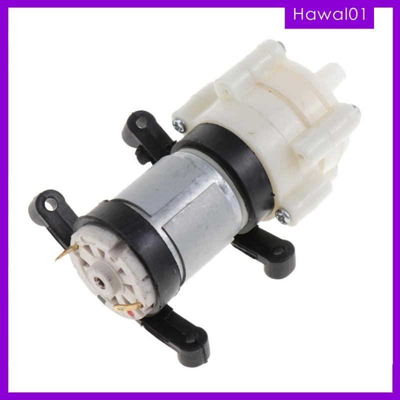 [Hawal] โลหะ DC 6-12V มอเตอร์ปั๊มไดอะแฟรม Mini Gear R385 ปั๊มน้ํา ...