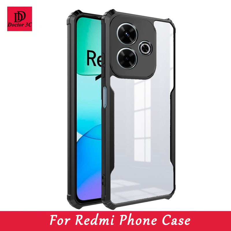 เคสกันกระแทก แบบขอบนิ่ม-หลังแข็ง ของแท้ Redmi 14C 14R 13 13C 12 12C 11A 10 10A 10C 9 9A 9C 8 8A ...