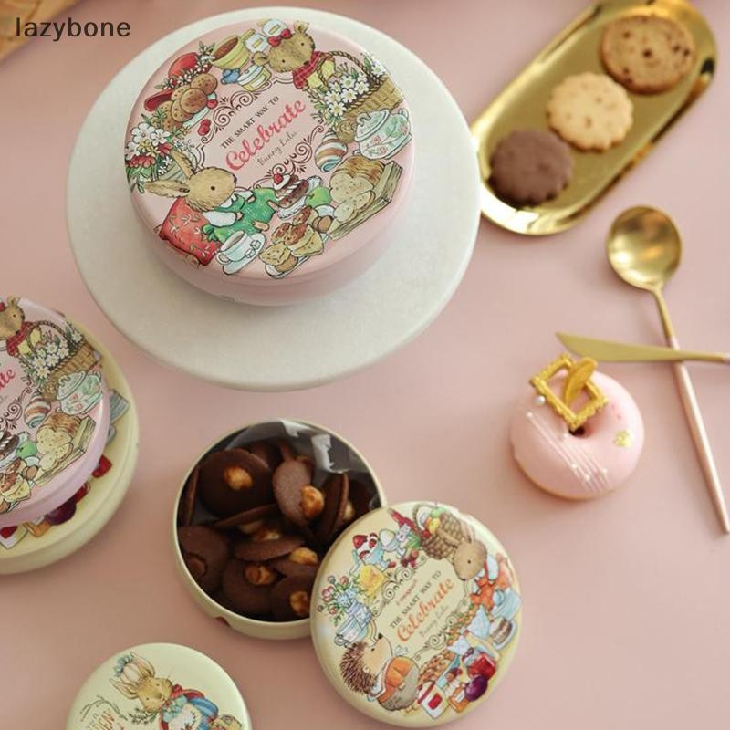 {LZ} Small Jellycat การ์ตูน Bonnie Rabbit Drum Shaped Can Candy Box ...