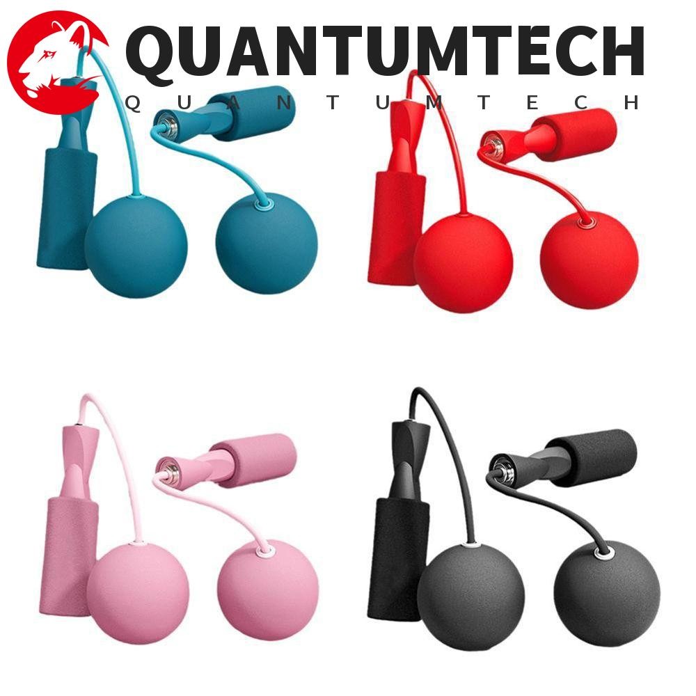 QUANTUMTECH เชือกกระโดดไร้สายปรับเด็กผู้ใหญ่กีฬาแบบพกพาการฝึกอบรมฟิตเนสการฝึกอบรมเชือกกระโดด ...