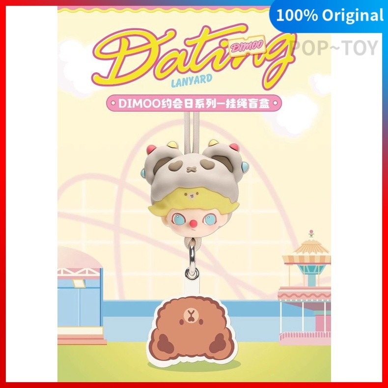 POPMART DIMOO Dating Series วางสาย Cute Figure POP MART Official [100% ...
