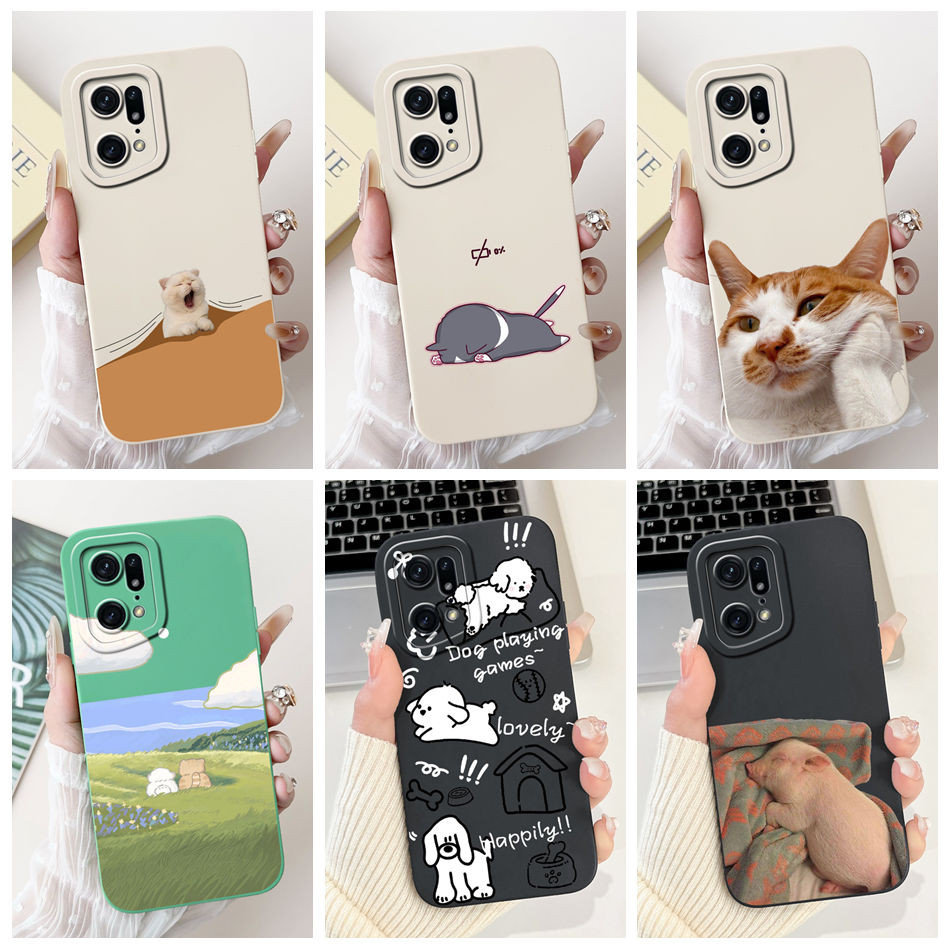 Oppo Find X5 Pro FindX5 CPH2307 CPH2305 เคสซิลิโคนอ่อนนุ่มสไตล์ตลก ...