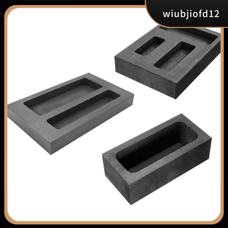 1 ชิ้น Gold Crucible Graphite Casting Ingot Mold Mould Crucible 2 หลุม ...