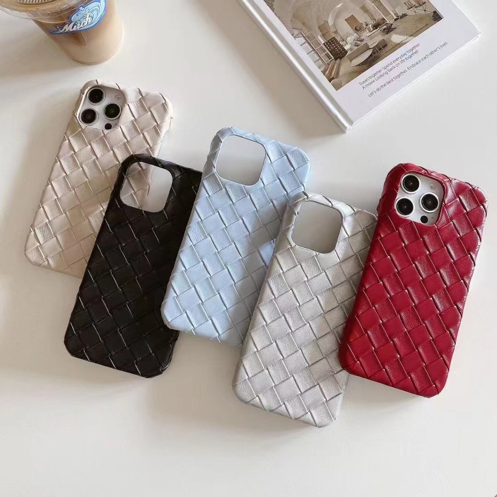 รูปแบบทอหนังกรณี iPhone สําหรับ iPhone13/14 11 16promax 16pro 15 16 15promax 15pro 15plus ...