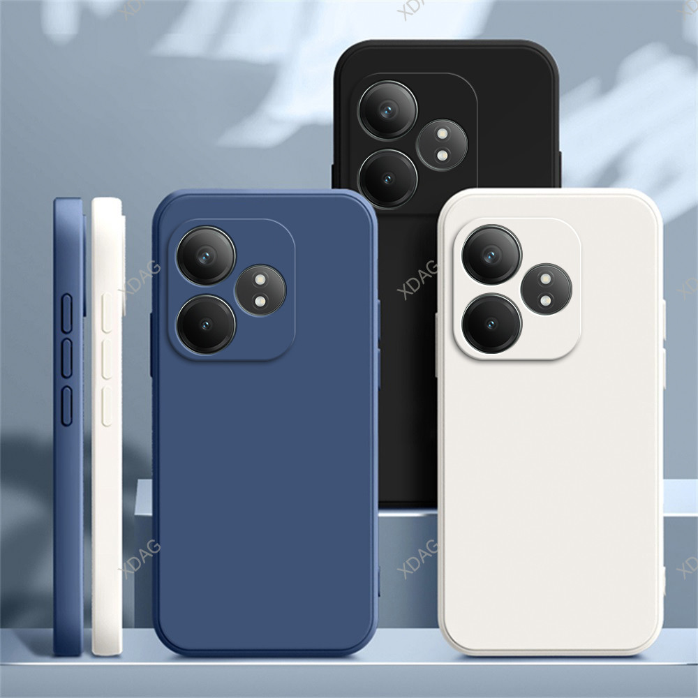 ฝาหลังแบบนุ่มสําหรับ OPPO Realme GT6 T GT 6 6T GT6T 5G สแควร์ซิลิโคน ...