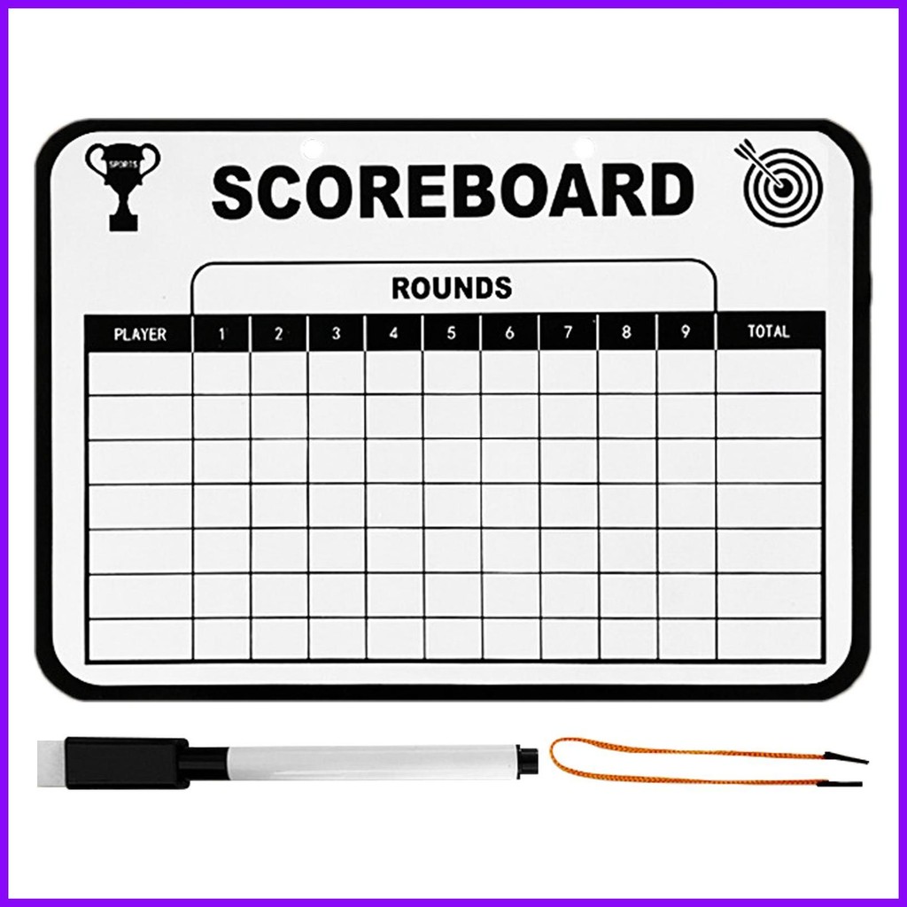 การ์ดคะแนนกอล์ฟ การ์ดติดตามกอล์ฟ Stats นํากลับมาใช้ใหม่ Golf Scoreboard ...