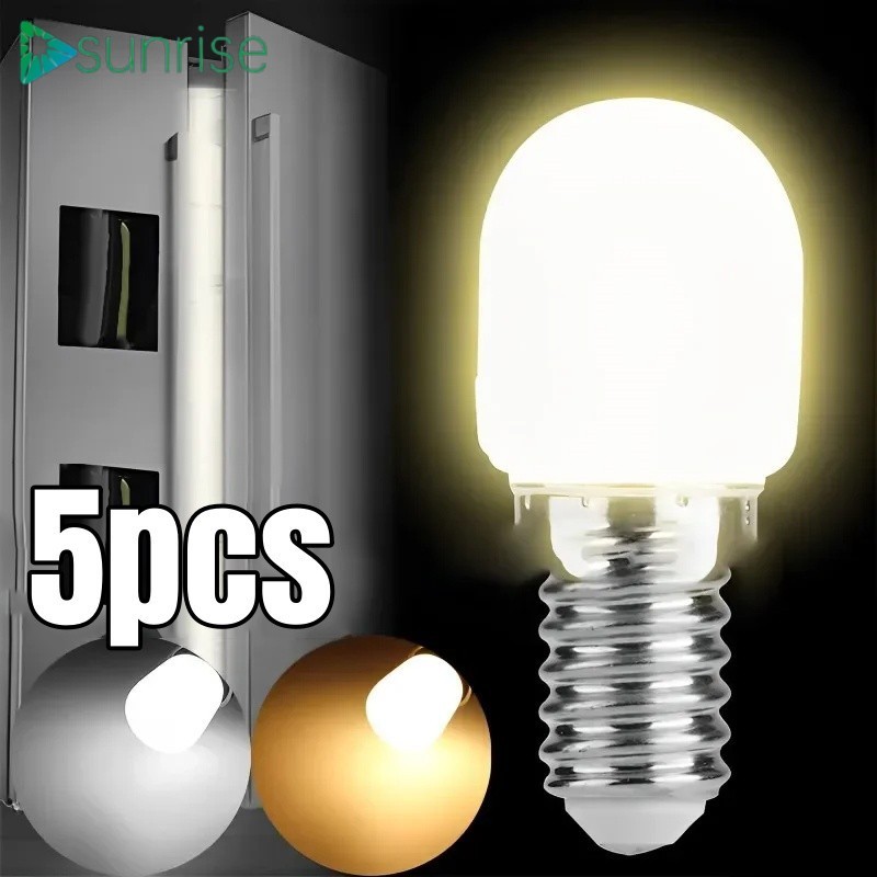 E14 หลอดไฟ LED 0.8W ไฟแนวตั้งขนาดเล็กสําหรับตู้โชว์/ตู้เย็น, 100LM 220V ...