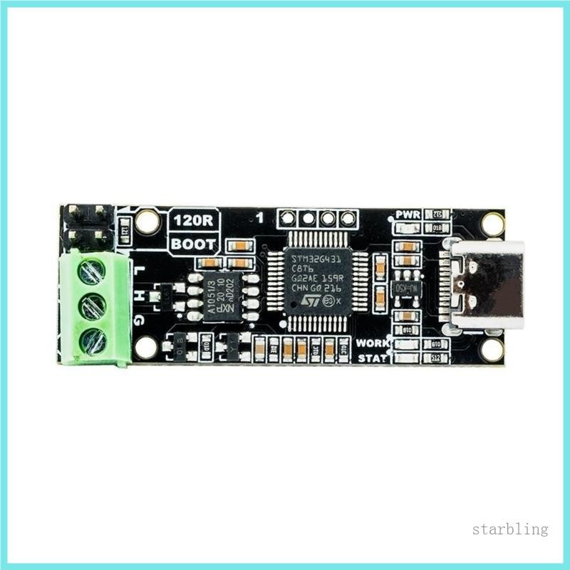 Star 3D ชิ้นส่วนเครื่องพิมพ์ CANable 2 0 สามารถติดตั้งบน STM32G431C8T6 อะแดปเตอร์ USB เป็น CAN ...