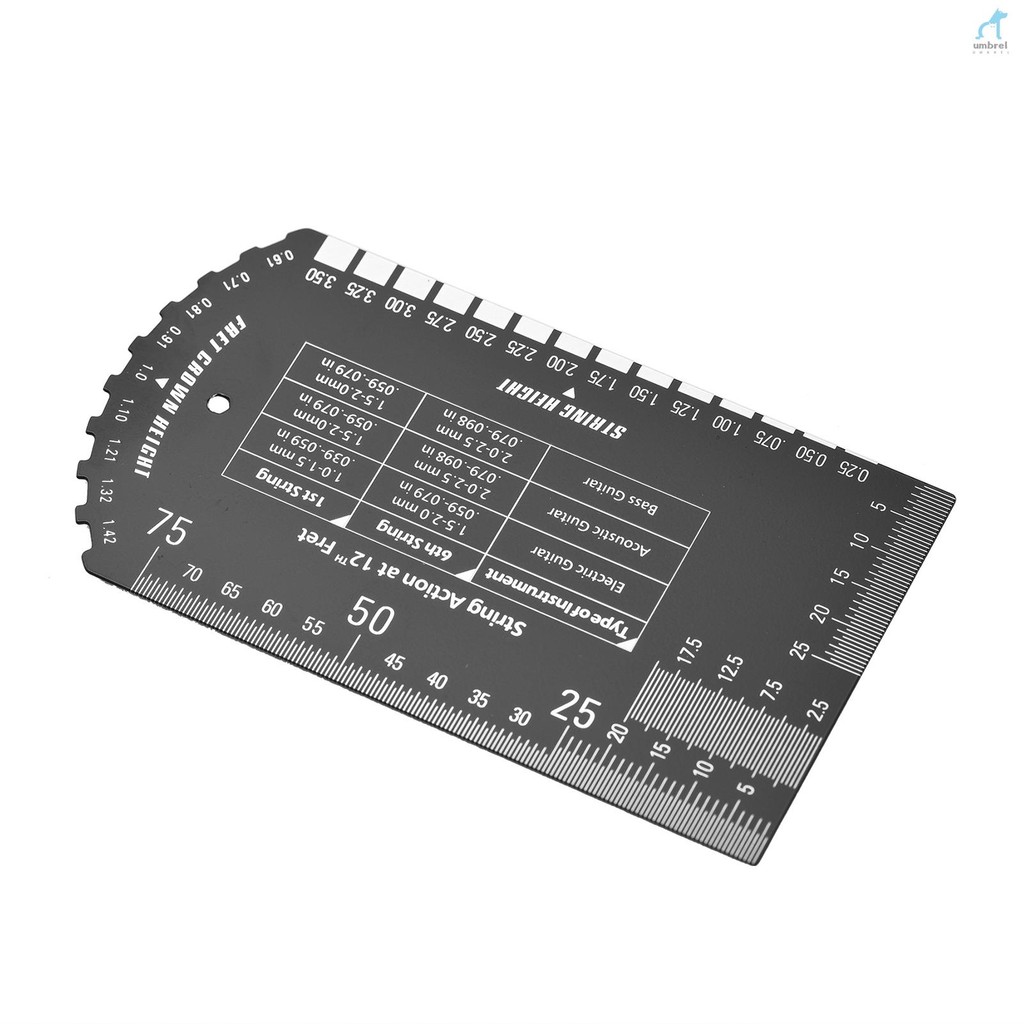 Baroque String Instruments Gauge String Action Gauge ไม้บรรทัดพ็อกเก็ต ...