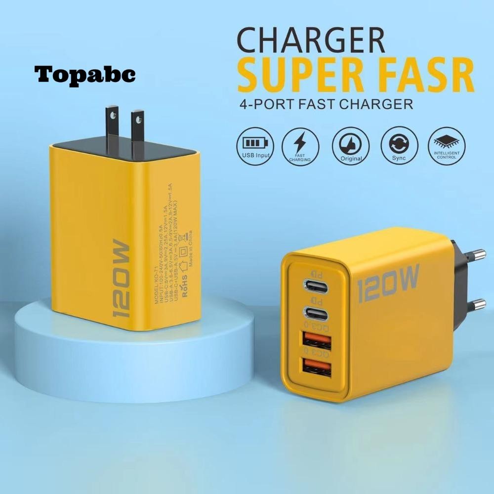 TOP ที่ชาร์จมือถือ, 2A 12W Type-C Multi Port Adapter, Multi-interface ...