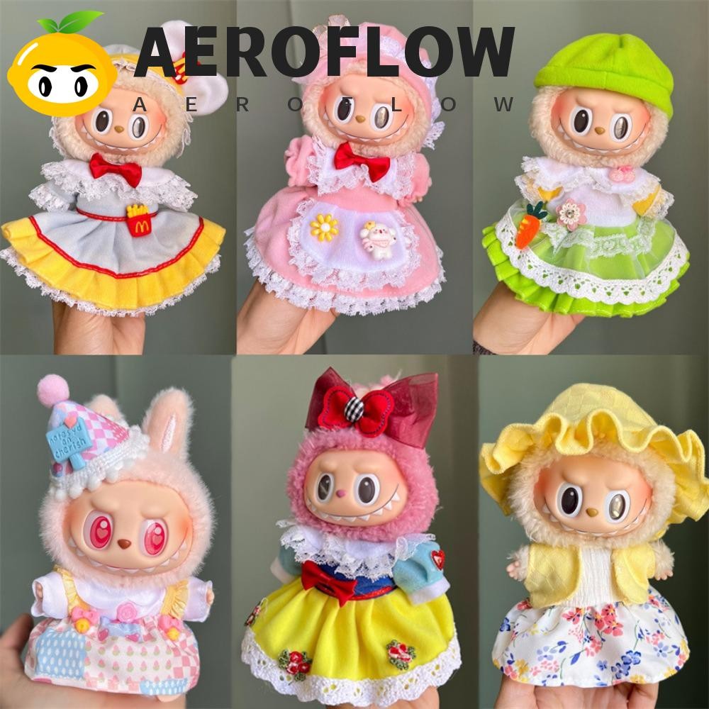 AEROFLOW 1 ชุด 17 ซม. Labubu เสื้อผ้า, Snow White ชุด Lolita กระโปรง ...
