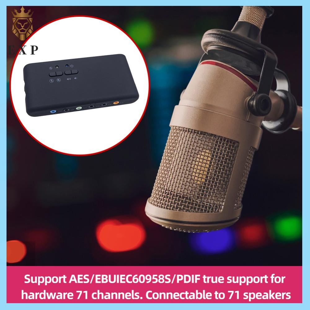 [explosion1.th] 7.1 การ์ดเสียง 8 ช่อง DAC เอาต์พุต Usb 2.0 การ์ดเสียงสําหรับลําโพงเดสก์ท็อปใน ...