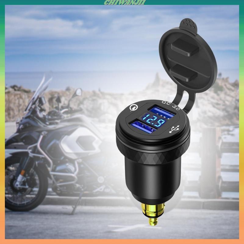 [เท่าไหร่1] Din Plug to Dual USB Charger Adapter Dual Charging Fast ...