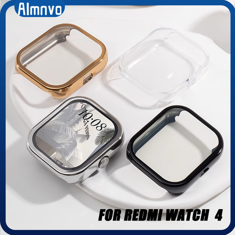 TPU นุ่ม case สำหรับ Redmi Watch 4 ฟิล์มป้องกันแบบเต็มหน้าจอกันชน ...