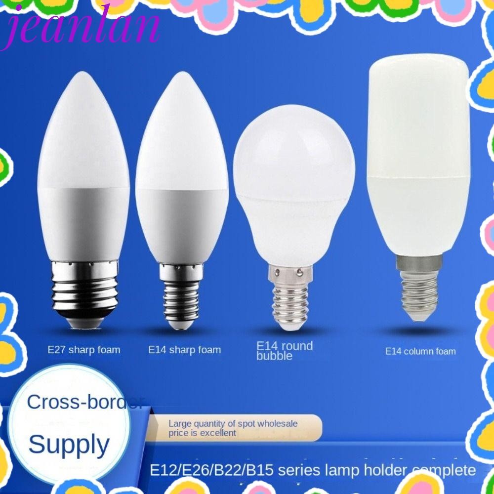 Jeanlan หลอดไฟ Led, E14 3W 5W 7W 9W โคมไฟประหยัดพลังงาน, คุณภาพสูง 220V Led โคมระย้าเทียนตกแต่ง ...