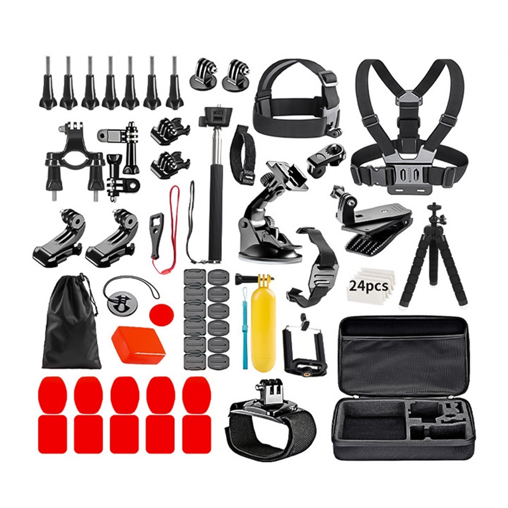 ชุดเครื่องมือ 84-in-1 Action Camera Accessories Kit Sports Camera ...