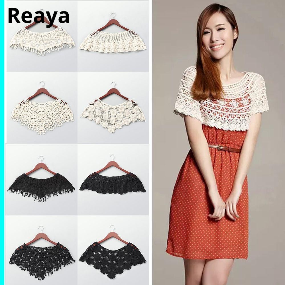 Reaya เสื้อกั๊กลูกไม้กลวงออกวินเทจพู่ปกปลอม | Shopee Thailand