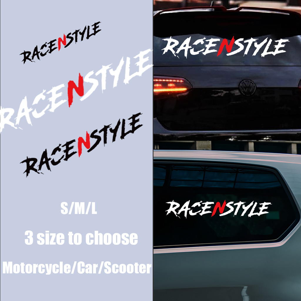 Racenstyle Logo รถไฟฟ้า สติ๊กเกอร์ หมวกกันน๊อค ตกแต่งรถ Vinyl BMW City ...
