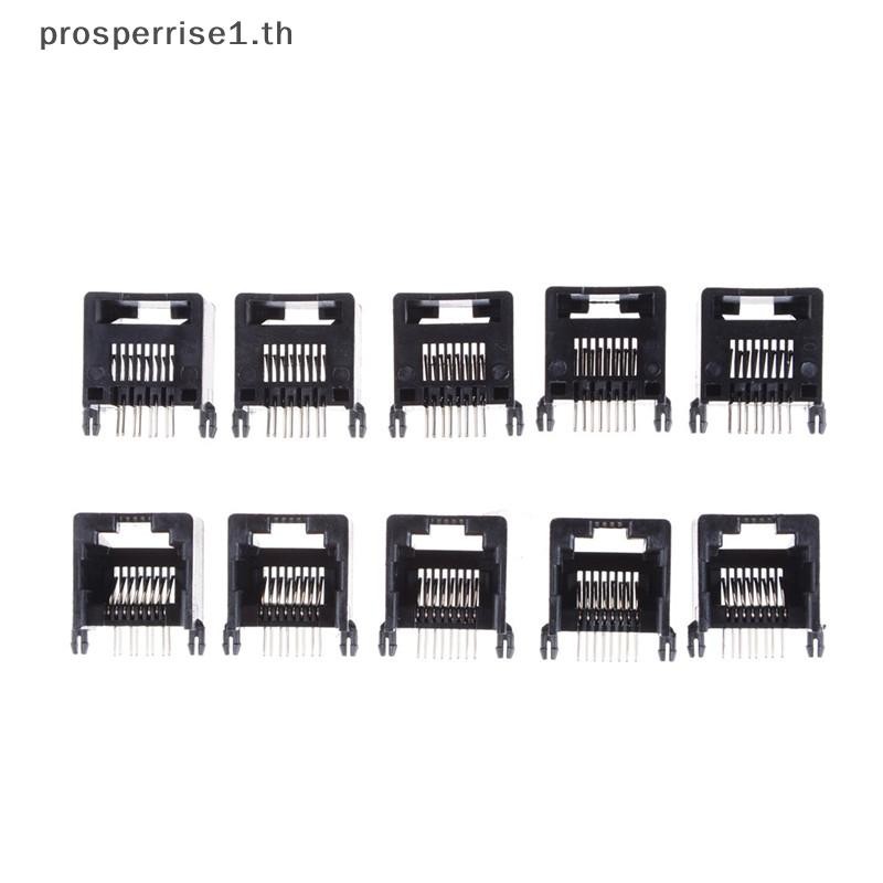 [PPTH] 10 ชิ้น Unshielded RJ11 RJ45 8P8C Network Modular PCB Connector Jacks [MOTOR] | Shopee ...