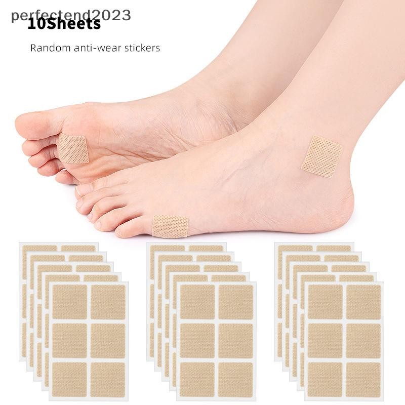 [perfectend] 10 แผ่น Anti-wear Foot Patch Foot Care สติกเกอร์ Plantar ...