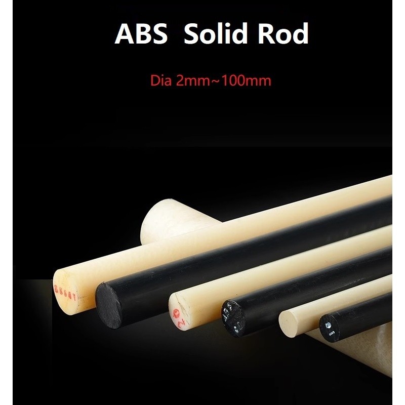 Abs rod ก้านกลมพลาสติกแข็ง เส้นผ่านศูนย์กลาง 2 ~ 30 มม.ABS อะคริลิค ...