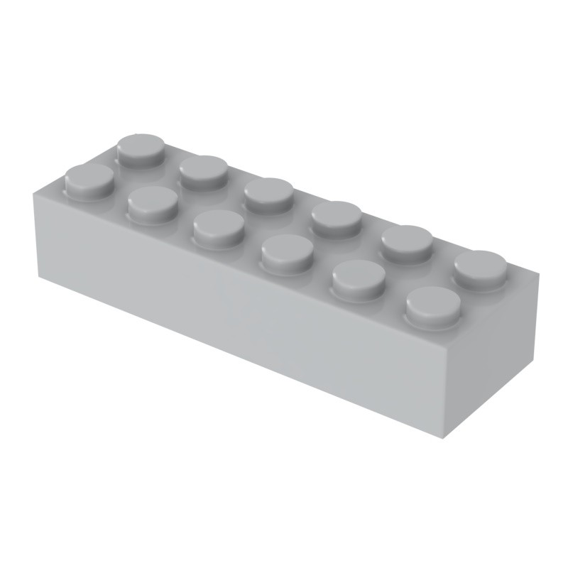 สีเทาอ่อน 120PCS DIY Building Blocks 20PCS ตัวเลขหนาอิฐ 2x6 จุดการศึกษา ...