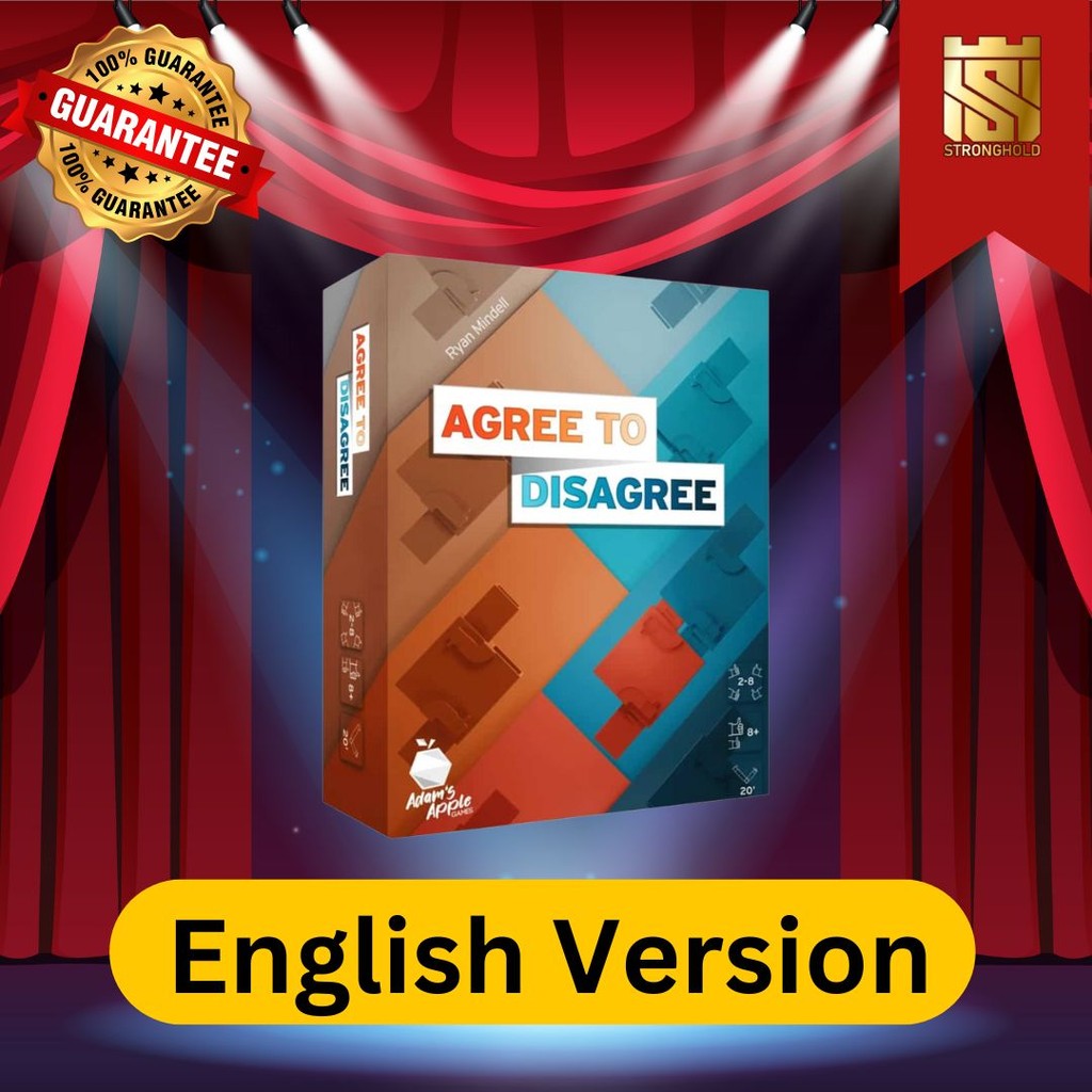 Agree to Disagree (EN) - บอร์ดเกม Board Game - STRONGHOLD สยามสแควร์ ...
