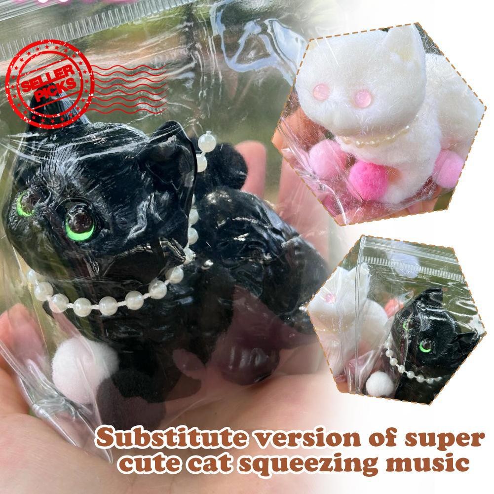 Super Cute Cat นวดเพลงผลิตภัณฑ์ทํามือ 3d Decompression Venting ...