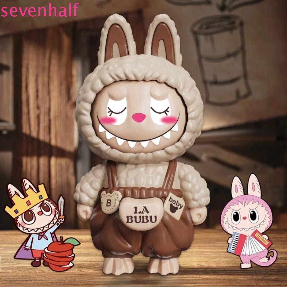 SEVENHALF Labubu ตุ๊กตาเปลี่ยนหน้า, พร้อมพวงกุญแจ 3 Facial Labubu Face ...