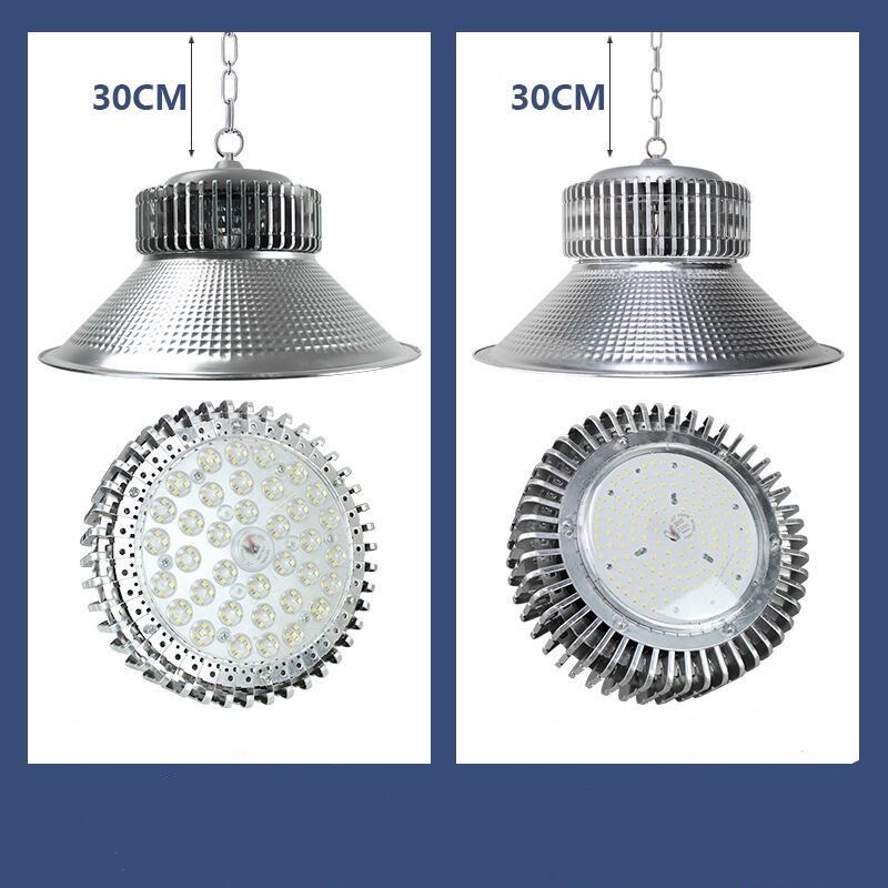 LED High Bay lamp factory warehouse ceiling light fixtures High Bay lamp pole 100W-300W bulb ...