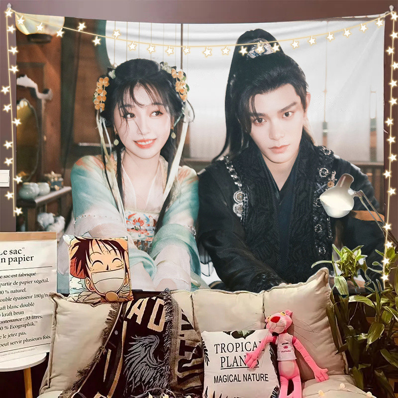 ดารารักนิรันดร์ #อวี๋ซูซิน ผ้าแขวน, ผ้าแขวน, ผ้าแขวน, ของตกแต่งบ้านเช่า ...