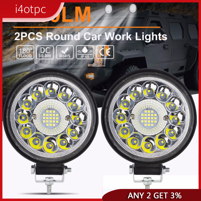 I4otpc 2 ชิ้น 4.5 นิ้ว 99 วัตต์รถ Led ทํางาน 9 v-36 v รถบรรทุกไฟหน้ารอบ Spotlight โคมไฟกันน้ํา ...