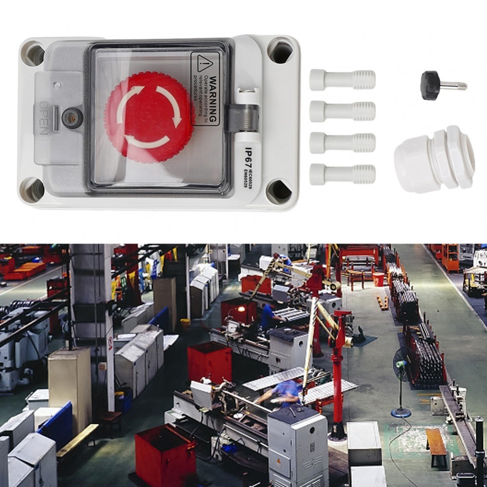 Ip66 Rated Estop Box สําหรับป้องกันน้ําและฝุ่นสวิตช์หยุดฉุกเฉิน ...