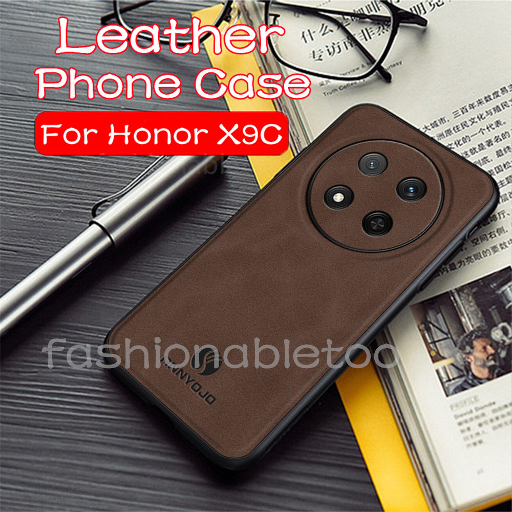 หนัง Matte Texture เคสโทรศัพท์สําหรับ Honor X9C X9B X9A X8B X7C X7B X6B ...