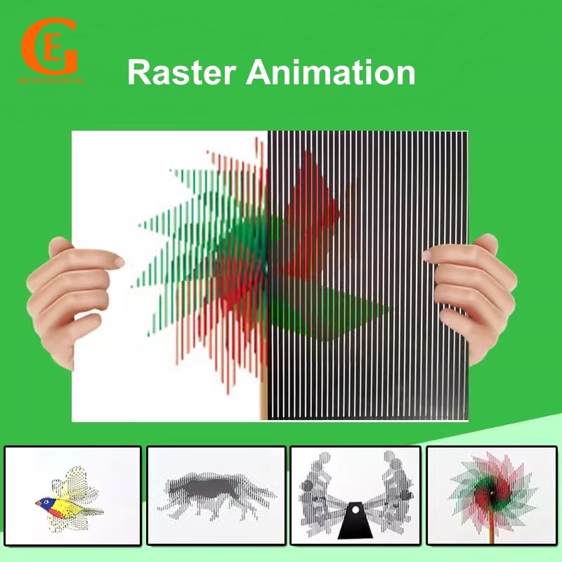 การศึกษา DIY Raster Animation STEM Morie Fringe วิทยาศาสตร์การศึกษาของ ...
