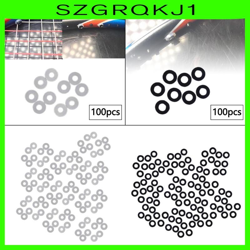[szgrqkj1] 100 ชิ้นแบดมินตัน Grommets ตาไก่ String Protectors Stringing เครื่องมือซ่อมเปลี่ยน ...