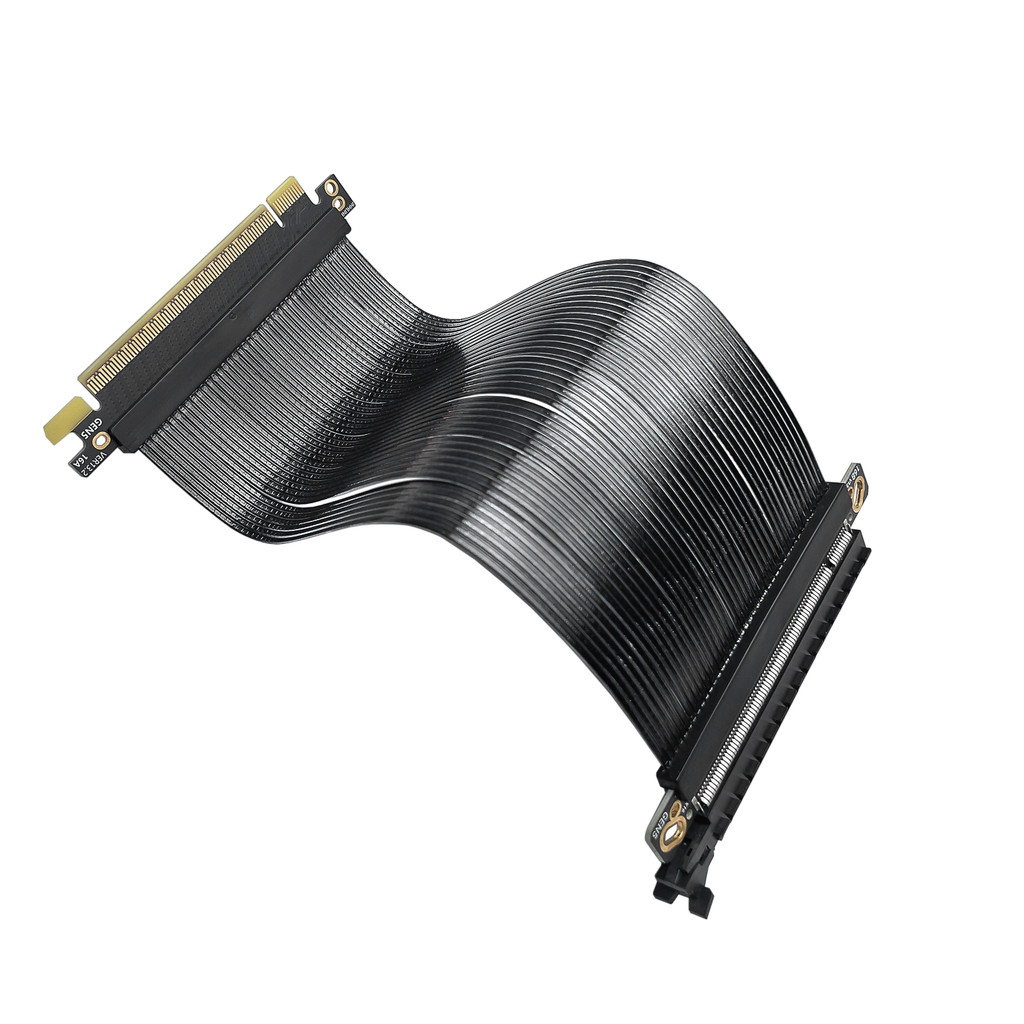 180 องศา PCIE 5.0 สายต่อตรง PClE 5.0 Riser สาย PCI-E 5.0 X16 GPU กราฟิก ...