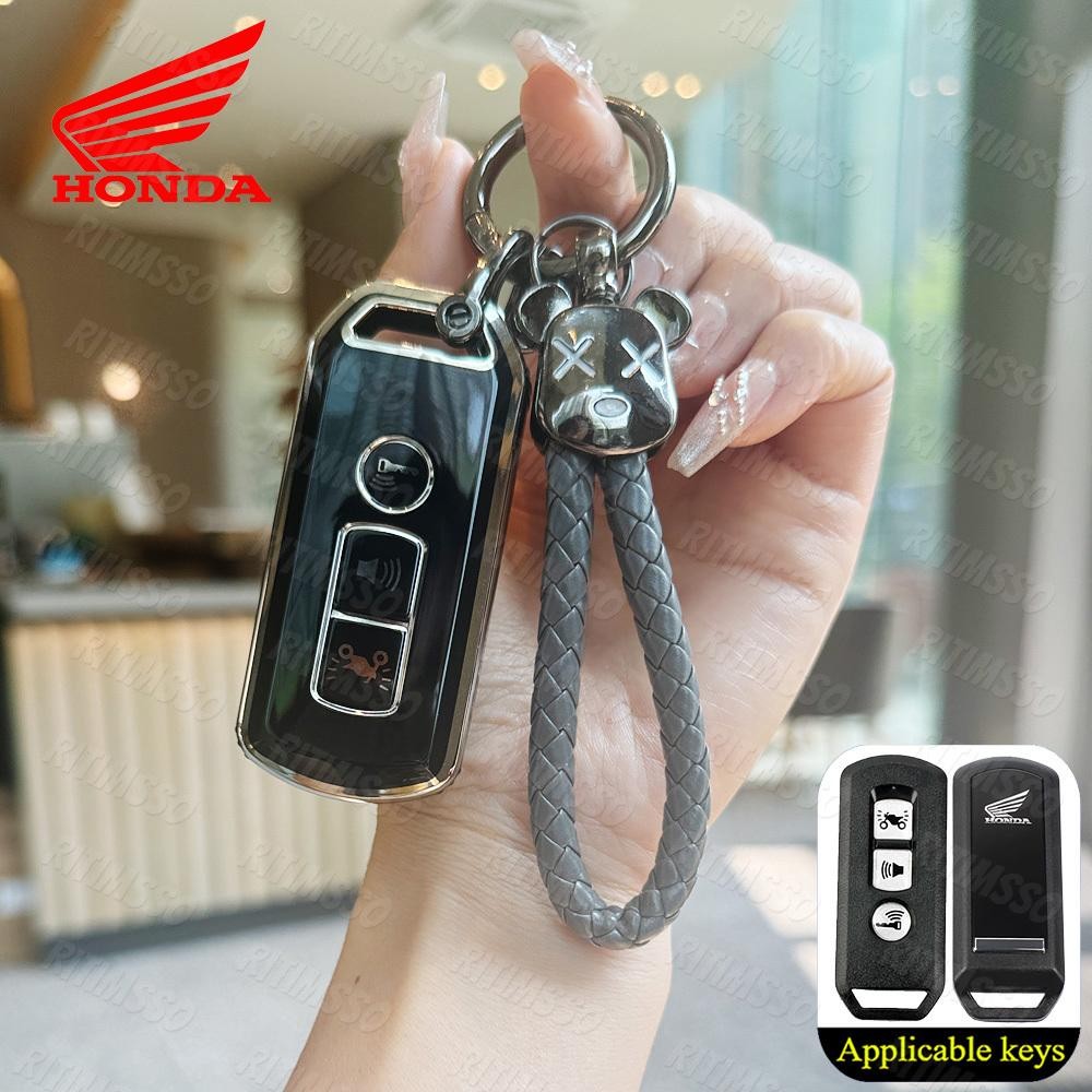 สําหรับhonda PCX 150 ADV 150 รีโมทTPUรถจักรยานยนต์Key Case Cover ...