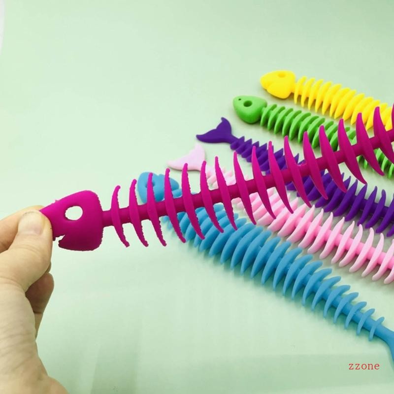 Zzz Fish Bone Bubble Fidget Sensory ของเล่นบีบ Sensory ช้า Rising ...