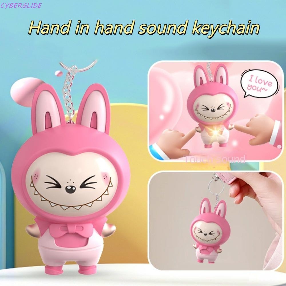 CYBERGLIDE พวงกุญแจเสียง Shin-chan, I Love You Hand in Hand Labubu ...