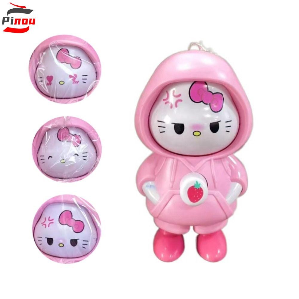 PINOU Shin-chan Face แต่งหน้าของเล่น,พวงกุญแจ Melody KT แมวเปลี่ยนหน้า ...