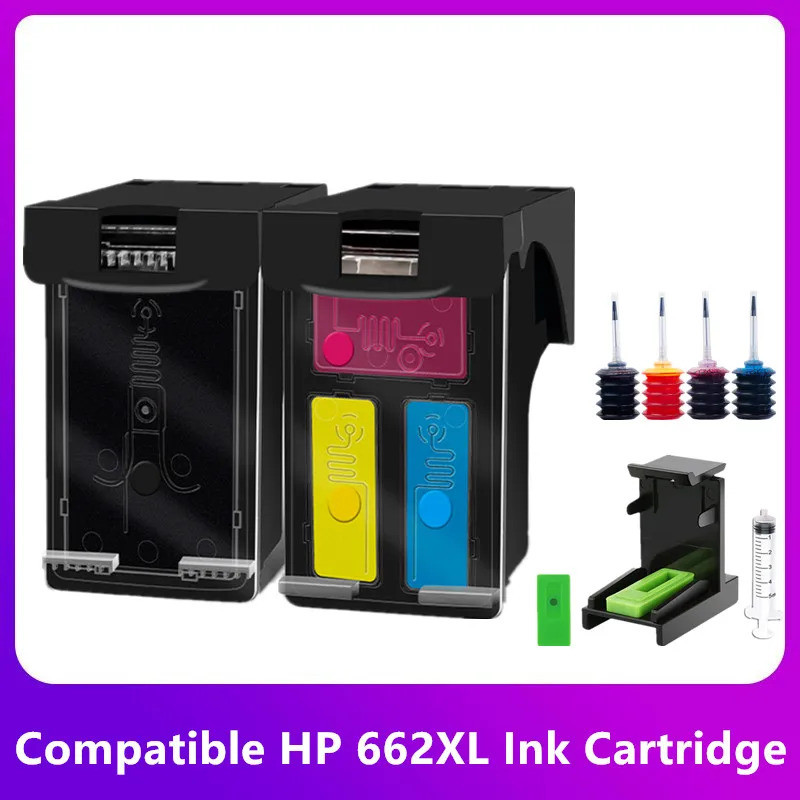 ตลับหมึกที่สามารถเติมใหม่ได้แทนที่ HP 667 667XL สำหรับ DeskJet Ink ...