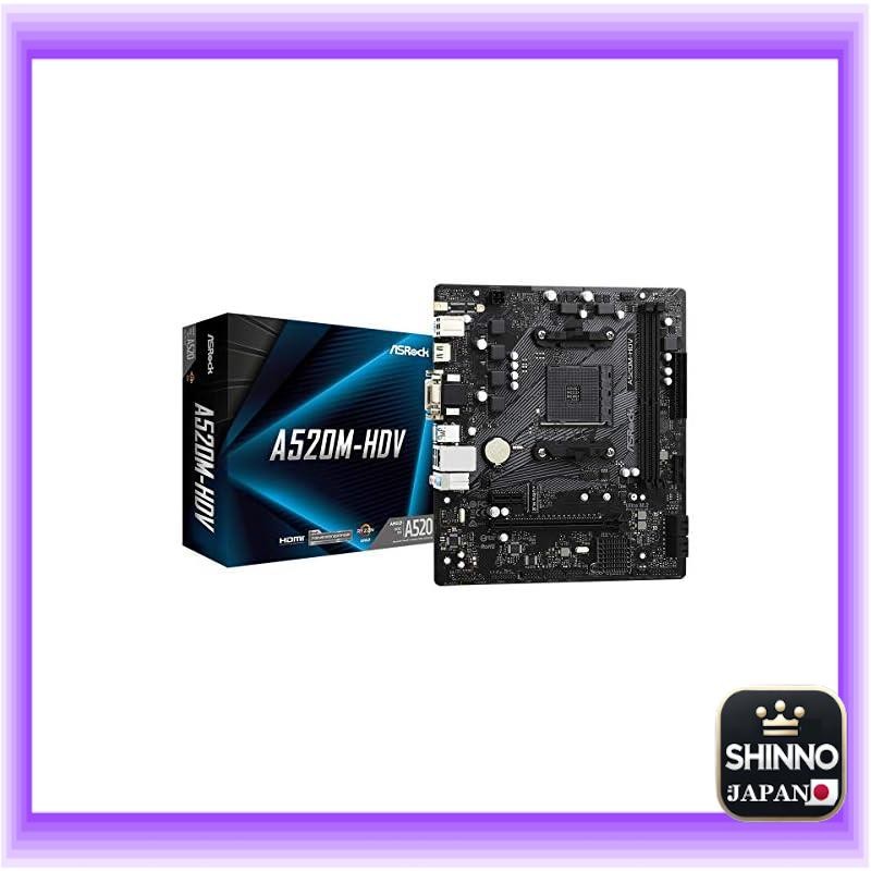 《JAPAN》★AMD Ryzen 3000/4000 Series Socket AM4 Compatible A520 Chipset ...