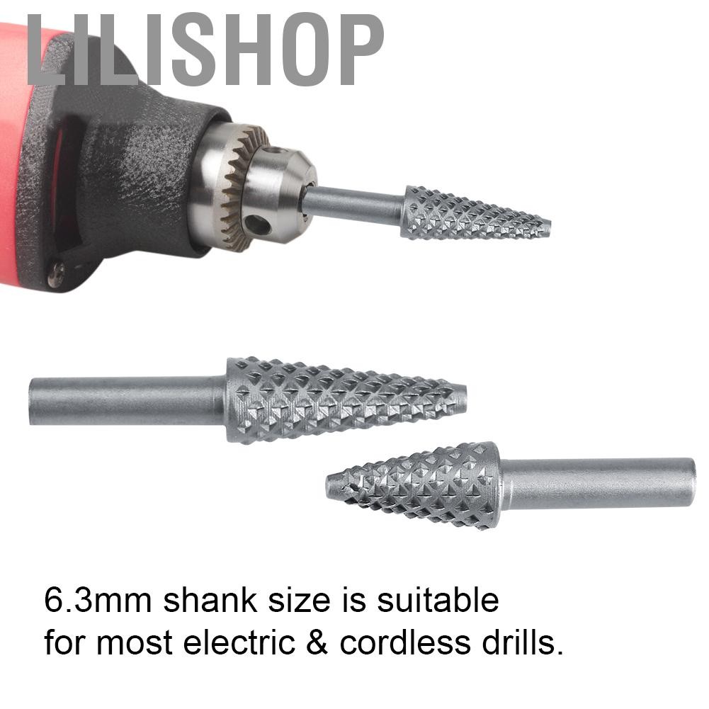 Lilishop 5 ชิ้น ROTARY Burr Hard Alloy Point Burrs Die เครื่องบด Rasp ...